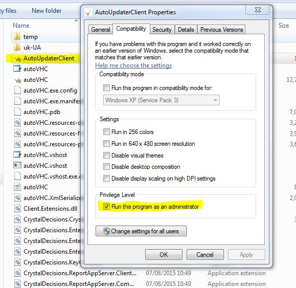autoVHC Installation